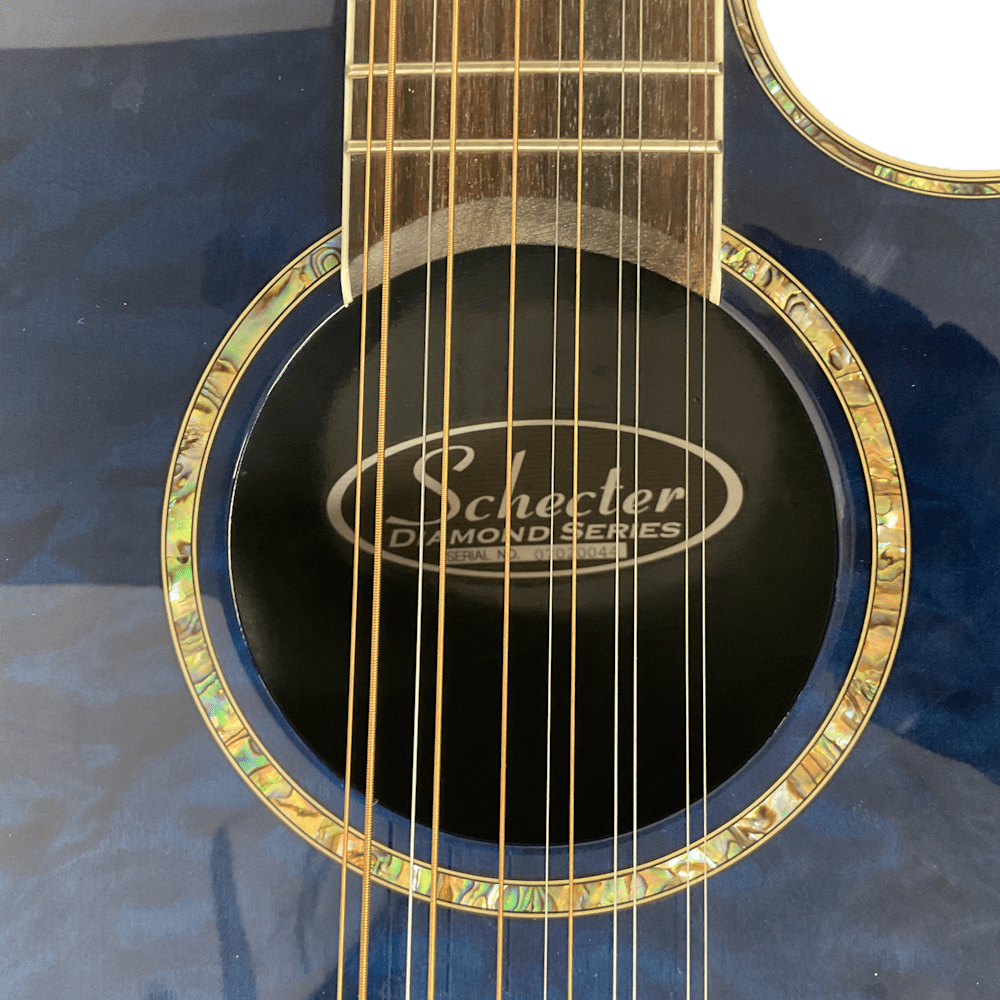 Schecter Diamond Series Elite 12 String Acoustic Electric Guitar - Cash ...